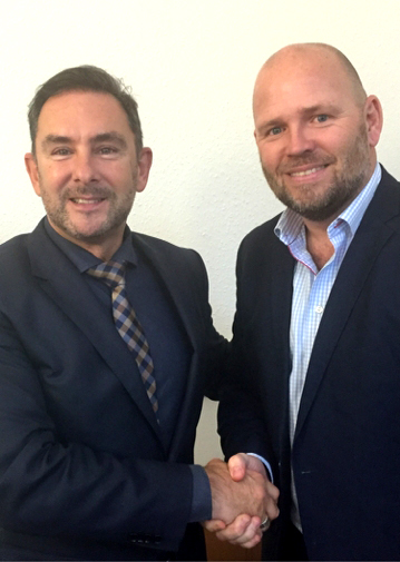 Left to Right: Gary Powers (md at Regency Security Services) and Sean ...