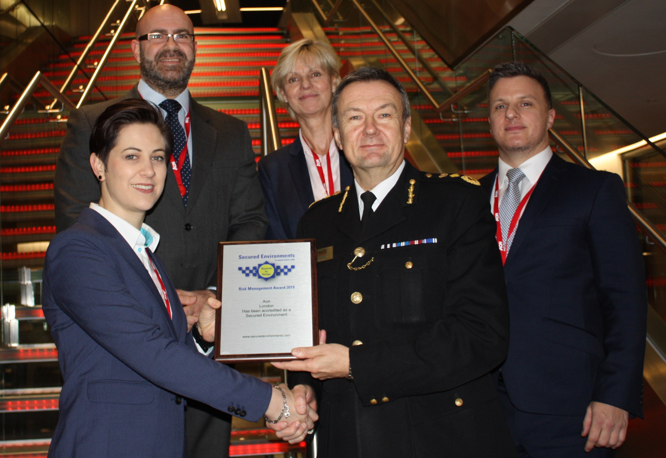 City of London Police Commissioner Ian Dyson presents Aon and Mitie ...